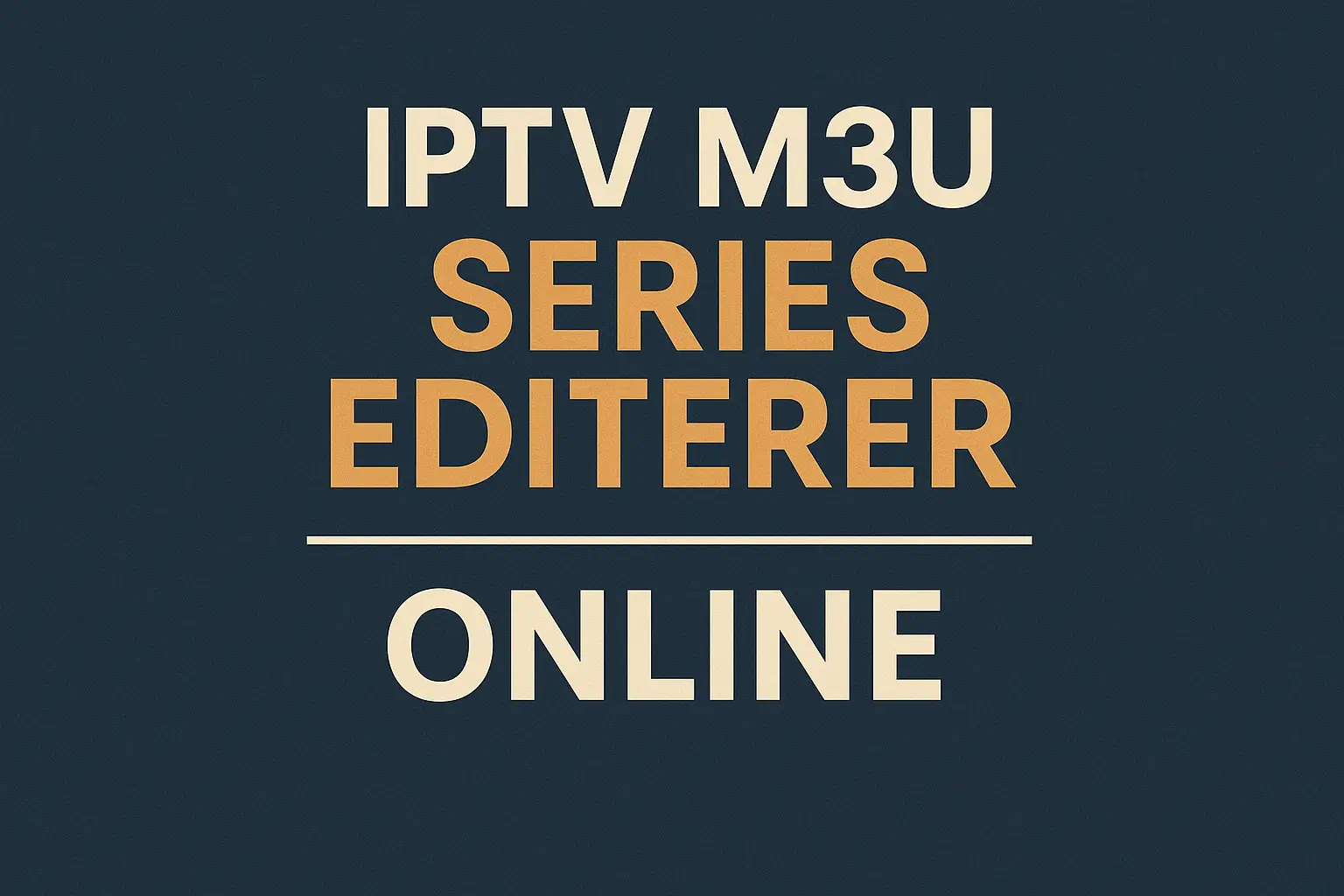 IPTV M3U Series Classifier — TMDb Matched vs Unknown (Fast, SEO-Friendly)